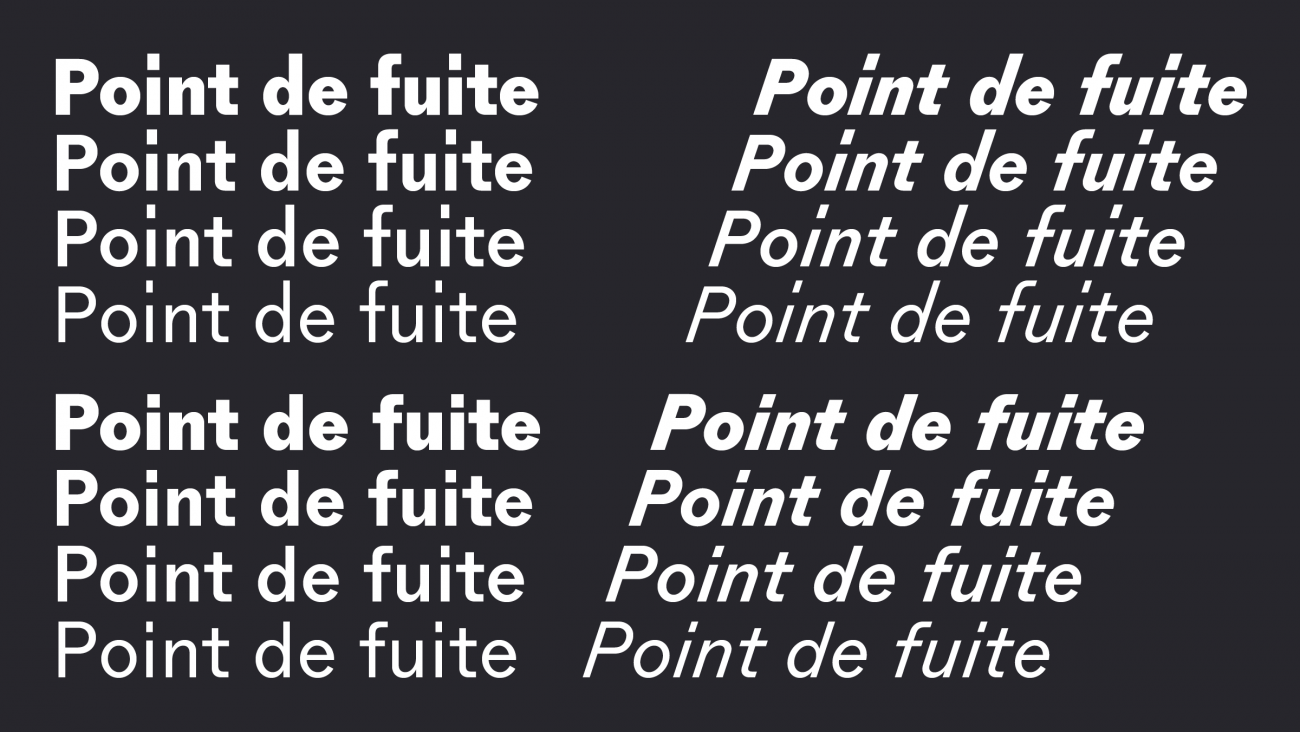 Typefaces