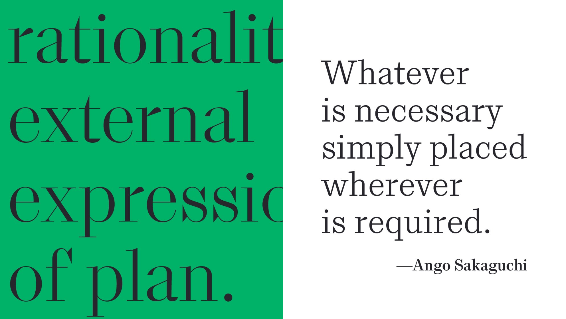 Typefaces