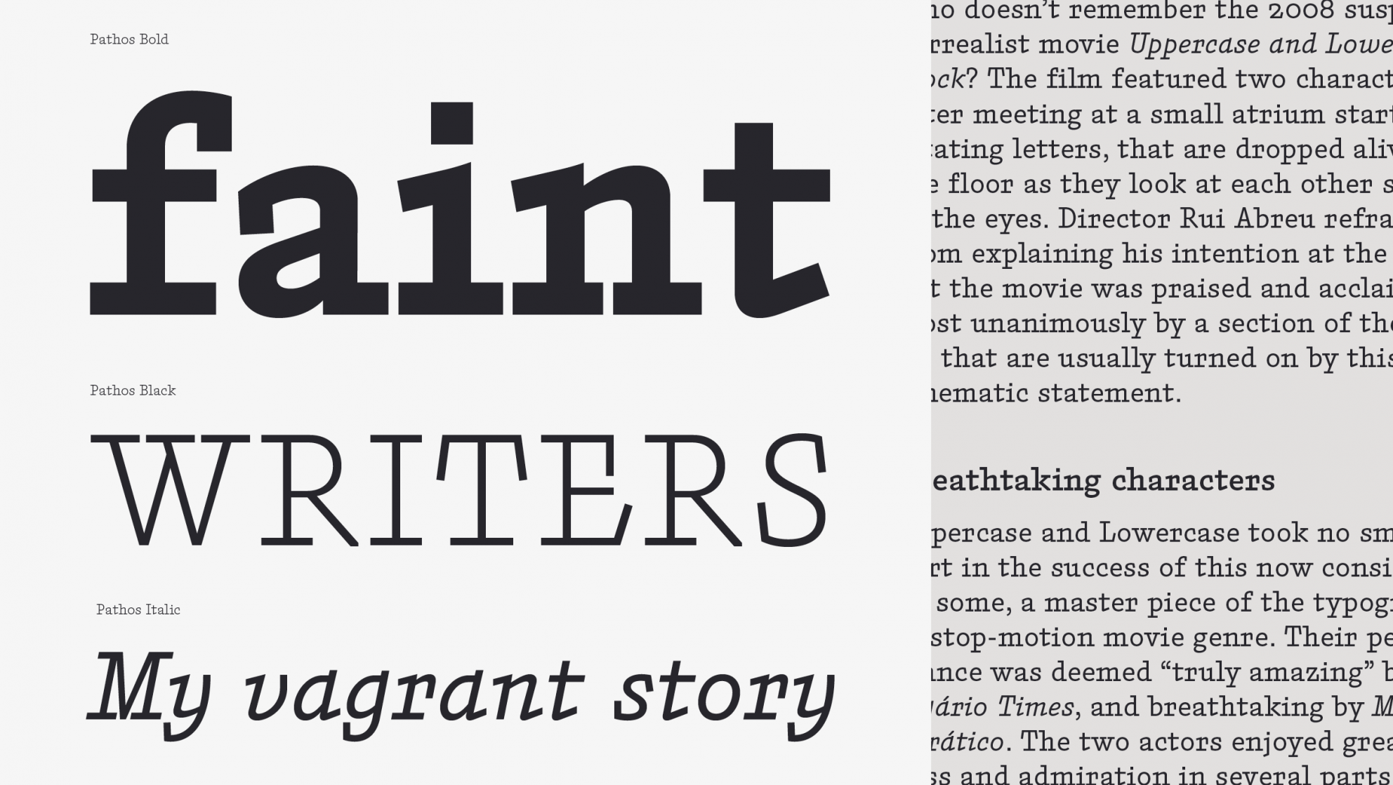 Typefaces