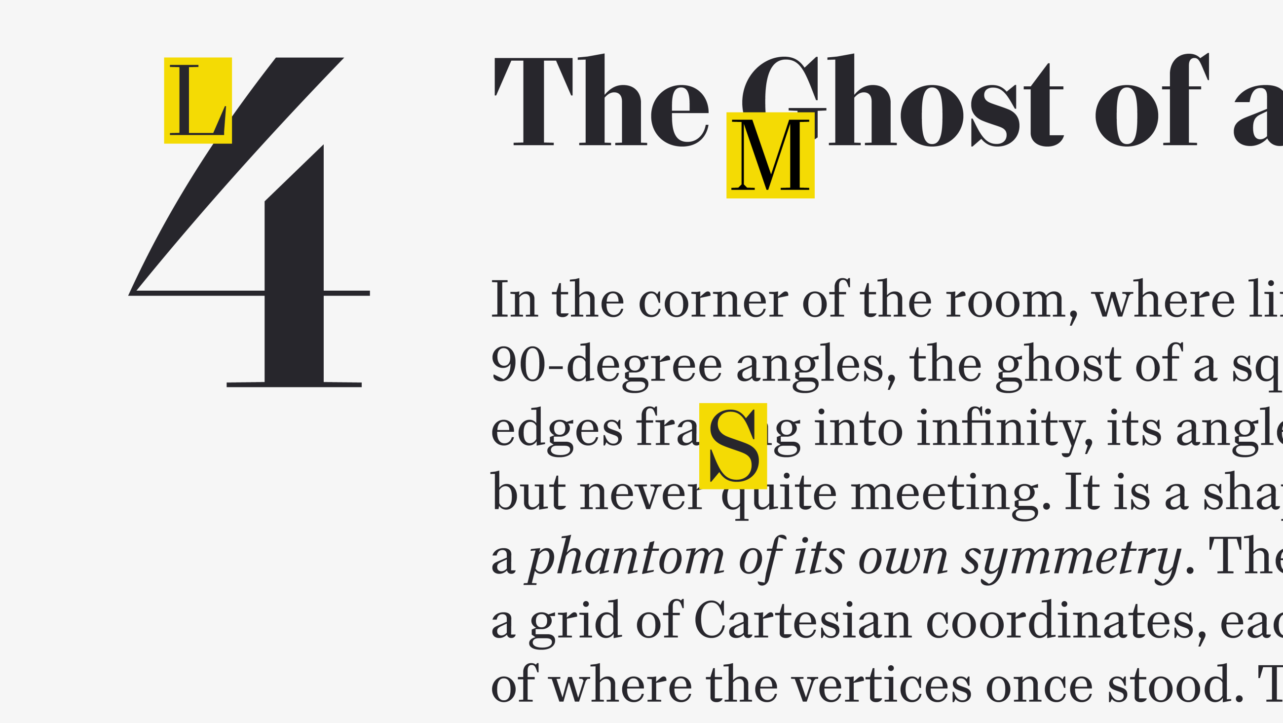 Typefaces